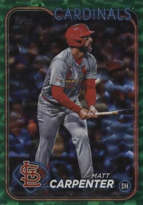 2024 Topps Update Series - Matt Carpenter #US133 Green Crackle ...