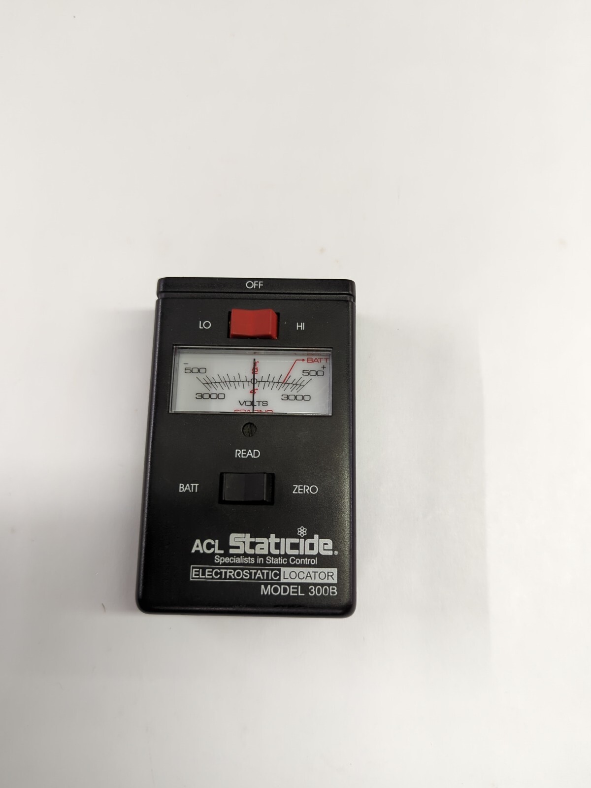 ACL MODEL 300B STATICIDE ELECTROSTATIC LOCATOR METER PRECISION 30000V ...