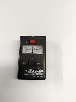ACL MODEL 300B STATICIDE ELECTROSTATIC LOCATOR METER PRECISION 30000V ...