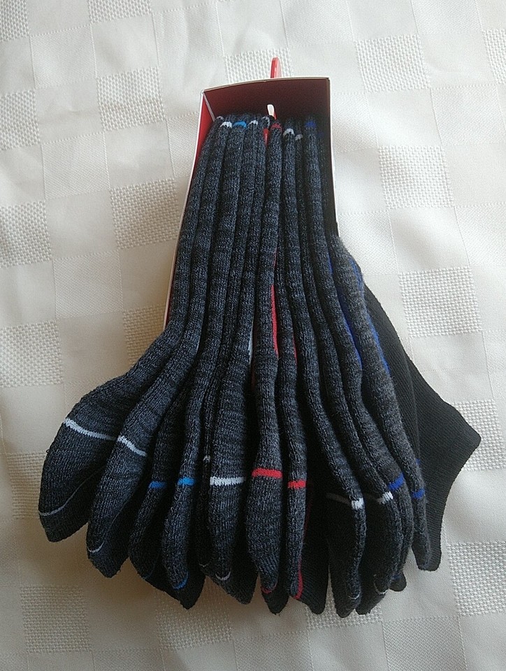 NEW BALANCE MEN'S 6 PK LOW CUT PERFORMANCE SOCKS, SHOE SIZE 6-12.5 | eBay