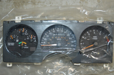 87 88 89 Pontiac Grand Am 120 mph TURBO Speedometer Instrument Cluster ...