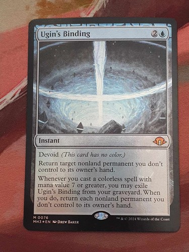MTG FOIL Ugin's Binding | Modern Horizons 3 Instant Mythic Rare | Near ...