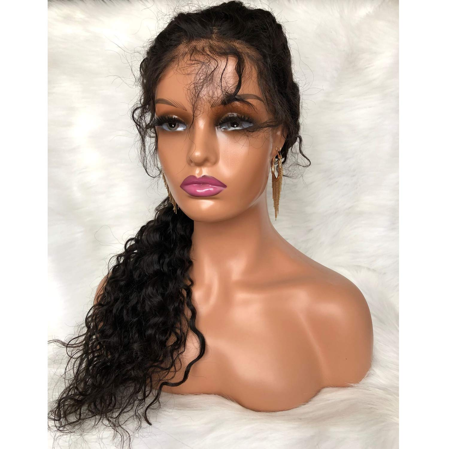 Voloria Realistic Female Mannequin Head with Shoulder Manikin PVC Head ...