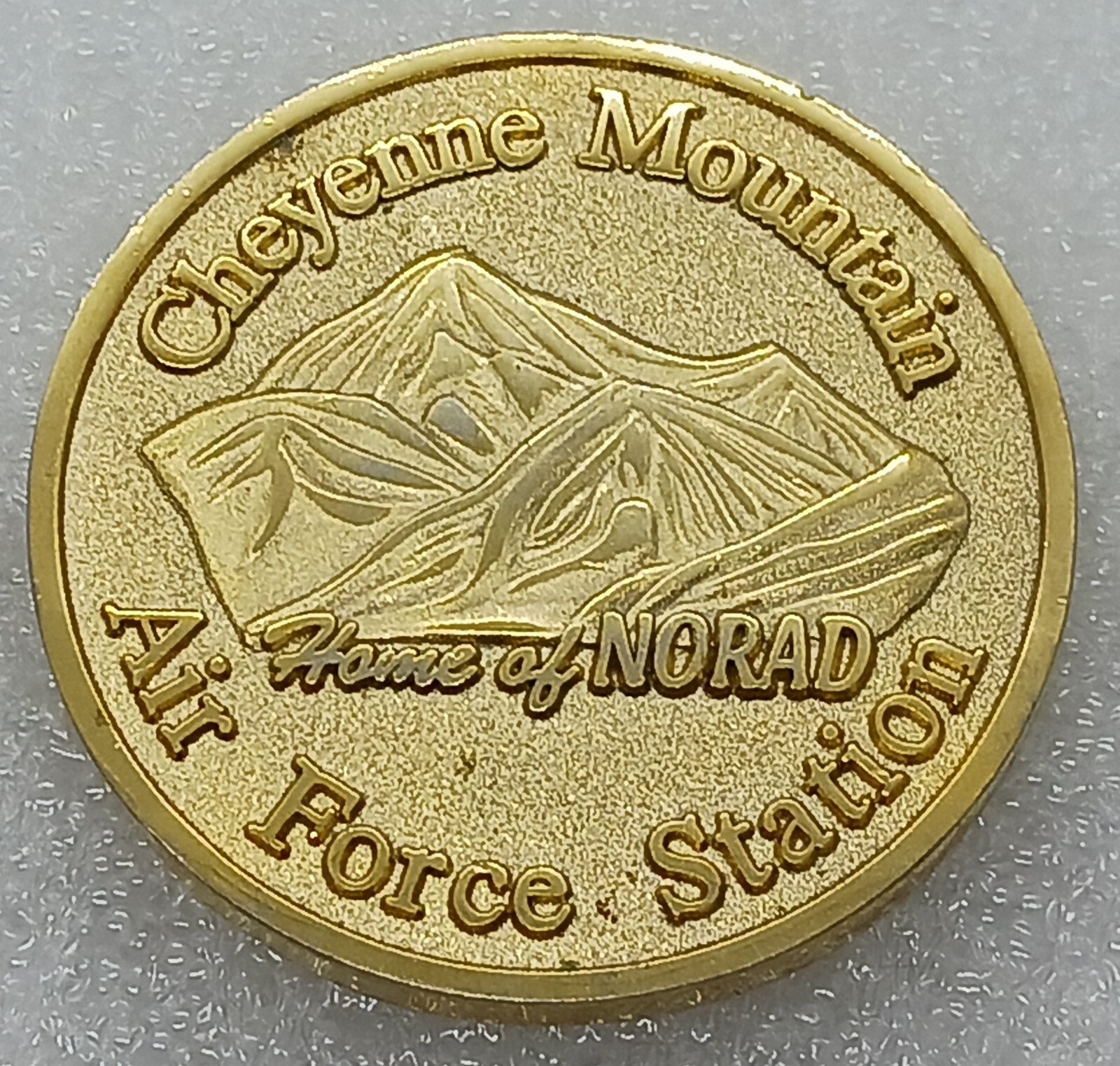 NORAD Cheyenne Mountain AFS Home Of NORAD Challenge Coin | eBay