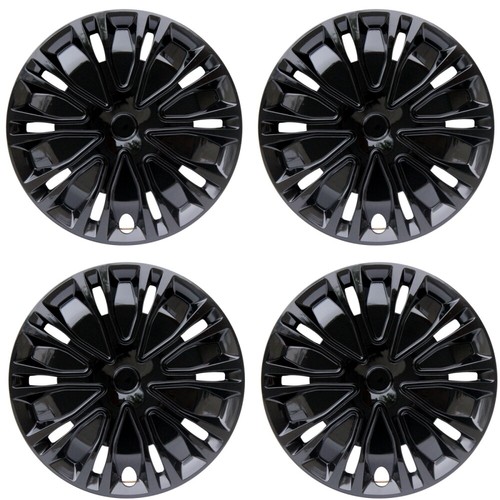 4 Pieces Black Car Wheel Rims Cover Hubcaps Hub Caps 16 inch Wheel ...