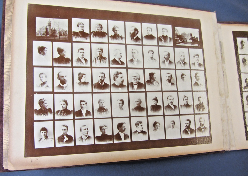 Michigan State Normal School Class of '96 Photo Album Yearbook Real ...