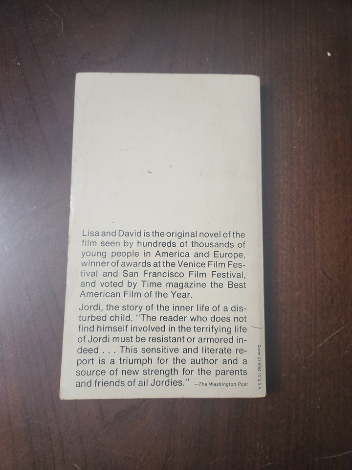 Jordi Lisa and David by Rubin M.D., Theodore I. Ballantine Books | eBay UK