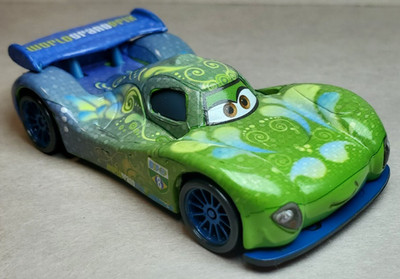 Disney Pixar Cars 2 Carla Veloso Brazilian Racer WGP Diecast 1:55 FC #8 ...