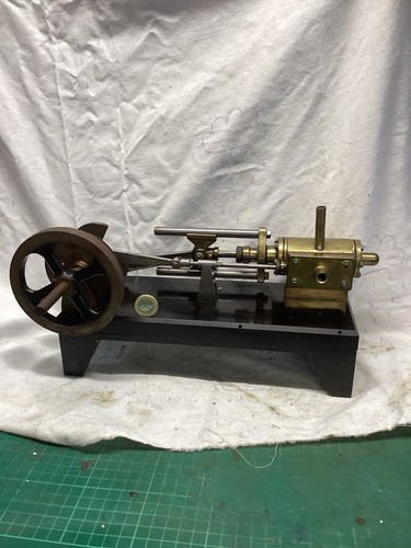 Stunning Large Horizontal Live Steam Engine Runs On Air Flywheel 4 1/4 ...