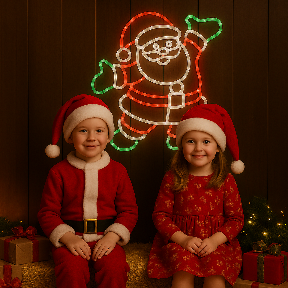 Large, 50CM, LED Christmas String Lights for Outdoor Use (Father ...
