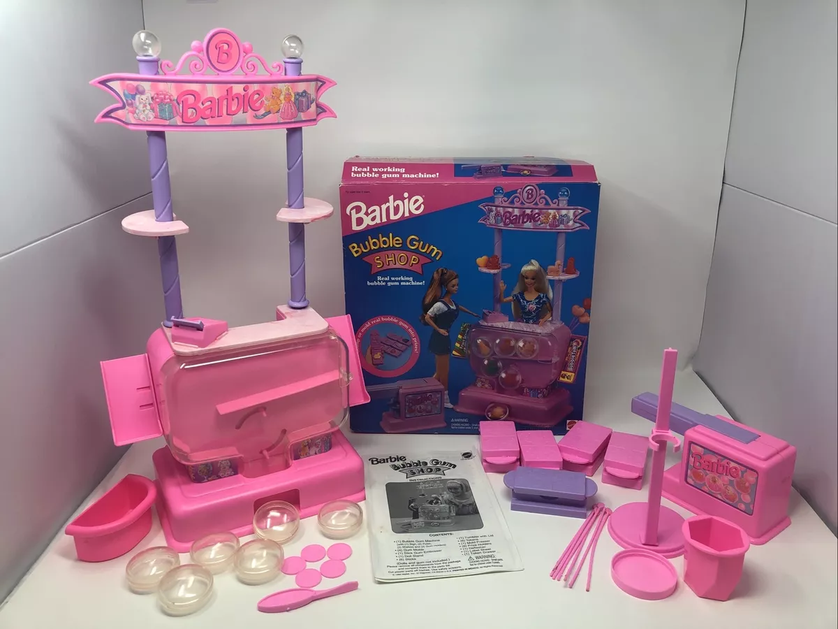 Bubble Gum Shop Barbie Bubble Gum Machine 12710 1994 55 Off