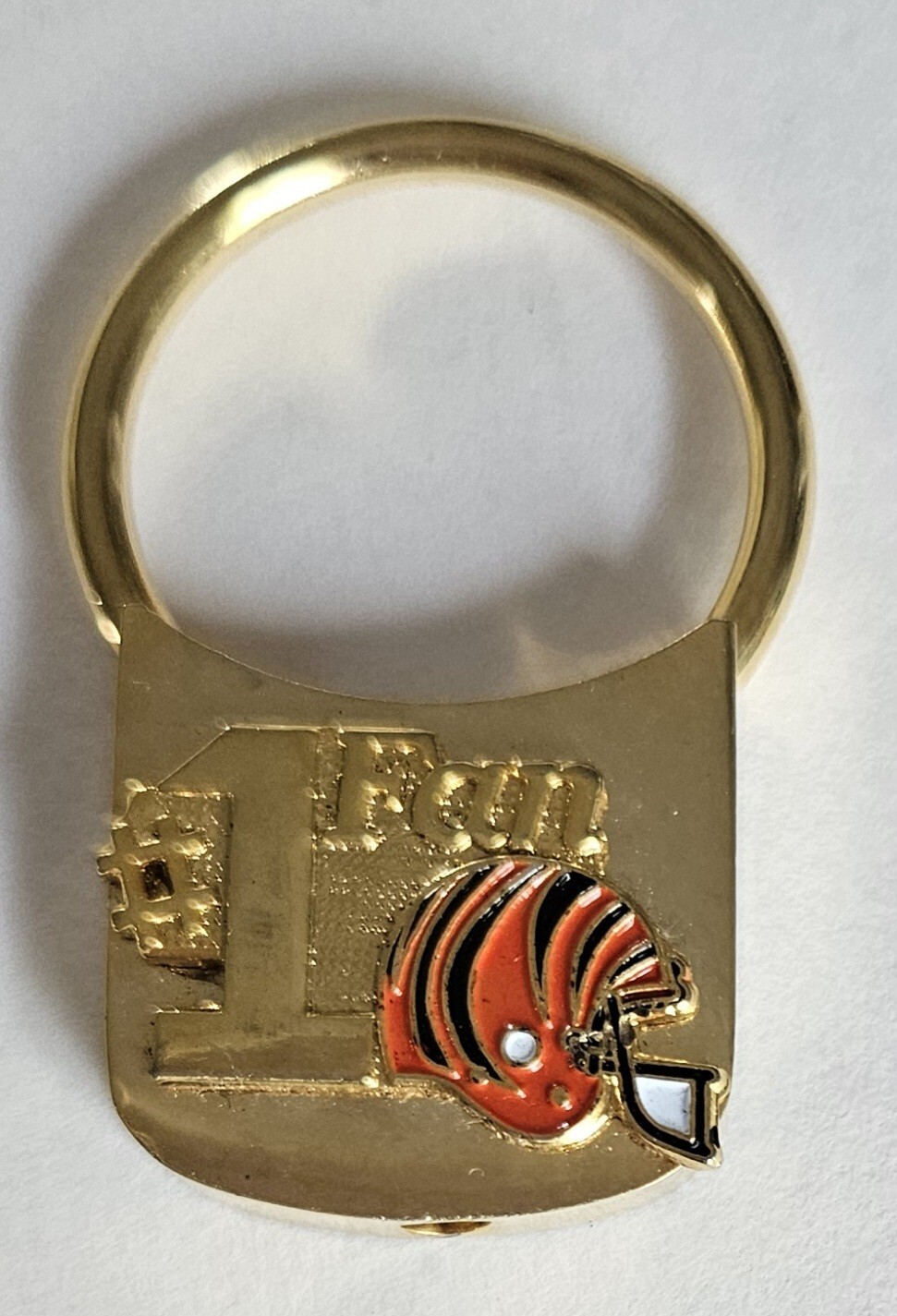 Cincinnati Bengals Gold Metal #1 Fan Pull Up Keychain | eBay