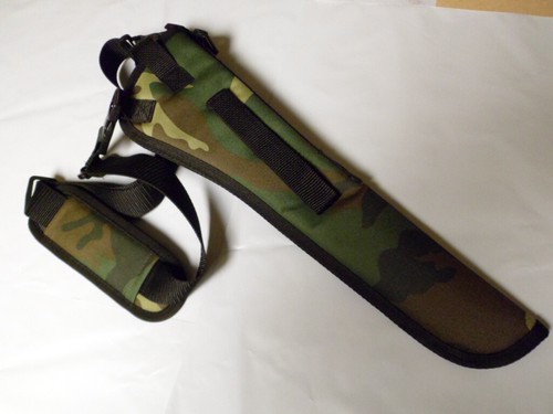 R/L Black /Camo Shoulder / Bandoleer Holster MOSSBERG 590 SHOCKWAVE ...