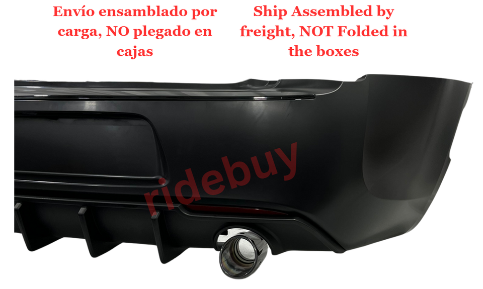 Fit 2015 - 2023 Chrysler 300 Rear Bumper Complete Assembly w/ round ...