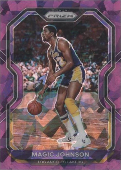 2020-21 Panini Prizm - Magic Johnson #219 Purple Ice Prizm /175 for ...