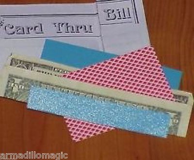 Card Through Borrowed Bill Trick - Carry With You - Magic Trick - US ...