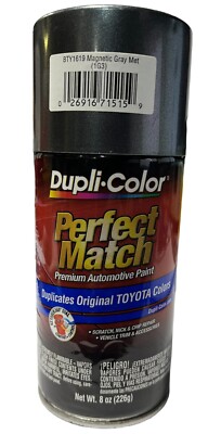 DupliColor BTY1619 Magnetic Gray Metallic Toyota Aerosol Spray Paint 8 ...
