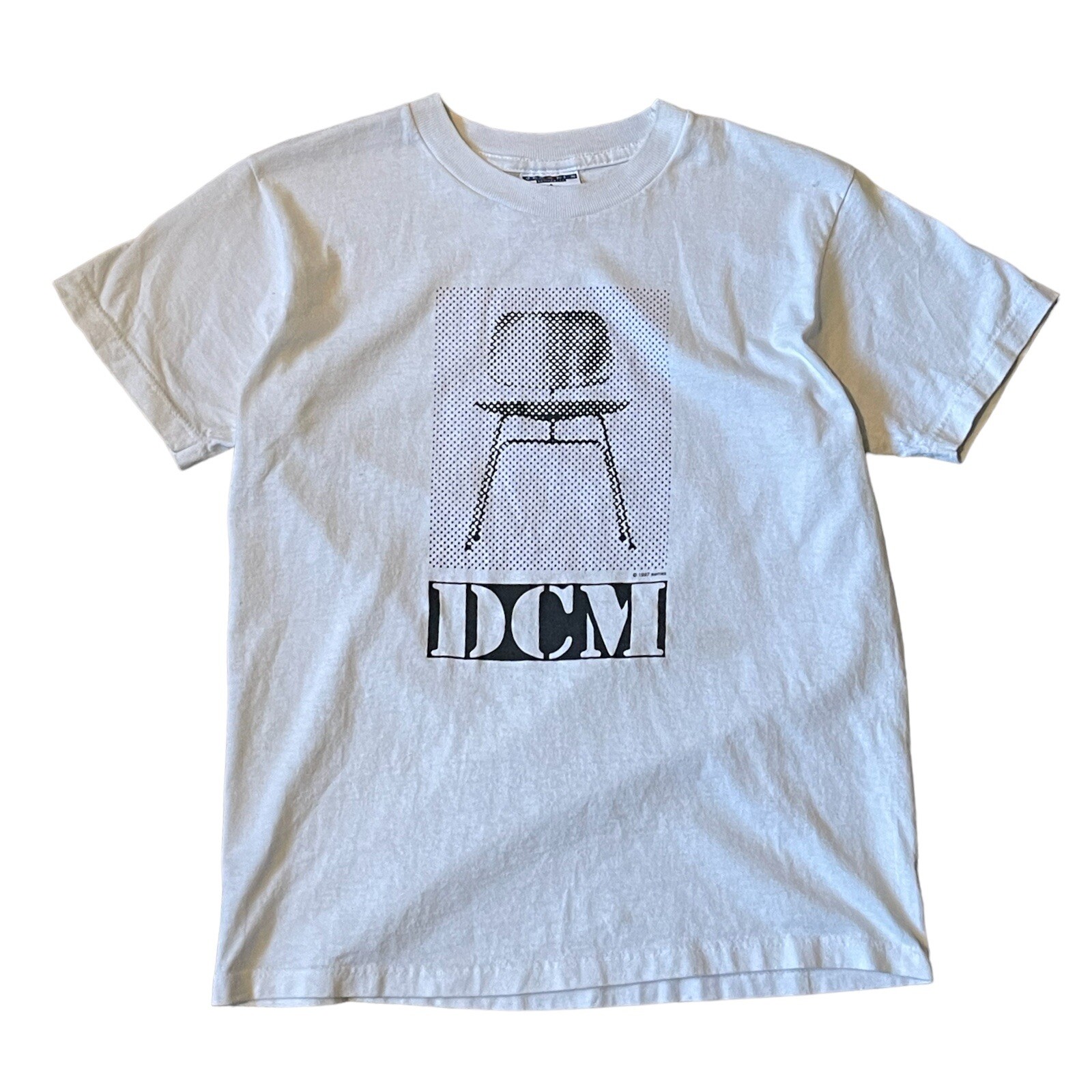 VTG 90s Eames Office DCM Chair T Shirt Herman Miller … - Gem