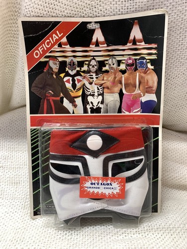 VINTAGE Kelian Octagon wrestling luchadore mask AAA CMLL Octagoncito | eBay