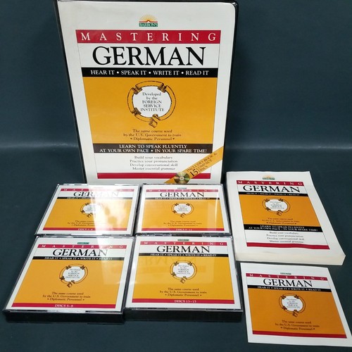 Barrons Mastering German Language Course Book & 15 CDs Complete Set | eBay