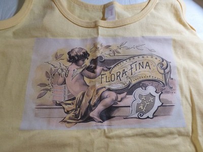 NEW Transfer Art Victorian Theme Cherub Ladies Med Yellow Anvil COTTON ...