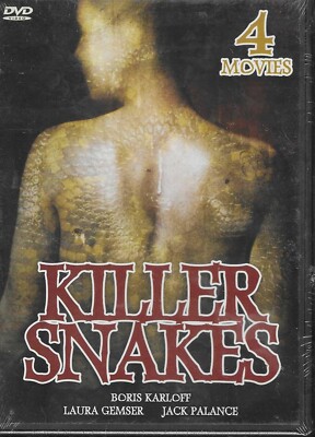 Killer Snakes - 4 Movie Set (DVD, 2002, 2-Disc Set) New 787364462094| eBay