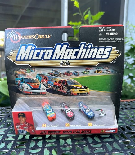 Vintage 1999 Galoob Micro Machines Nascar Jeff Gordon Green Flag Series ...