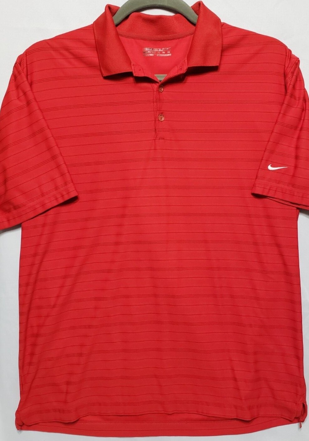 Polo Shirt Mens XL Red Short Sleeve Active Golf Dri Fit Performance | eBay