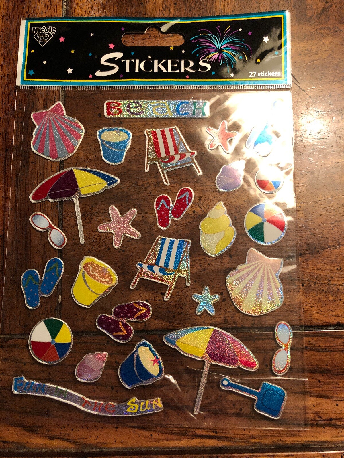 Beach Theme Stickers by Nicole (27) | eBay