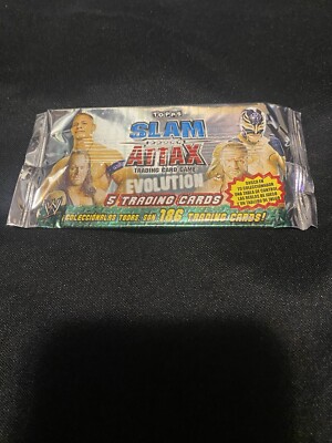 WWE Topps Slam Attax Evolution 5 Trading Card Pack! AEW TNA NWA WWF NXT ...