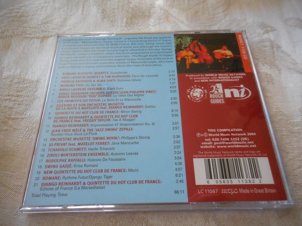 Gypsy Swing Django's Legacy: Gypsy Virtuosity meets American Jazz CD ...