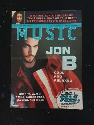 RARE Columbia House 1998 Jon B MYA Magazine | eBay