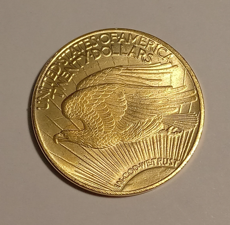 1920-S St. Gaudens Golden Twenty Dollars Coin Contemporary Copy | eBay
