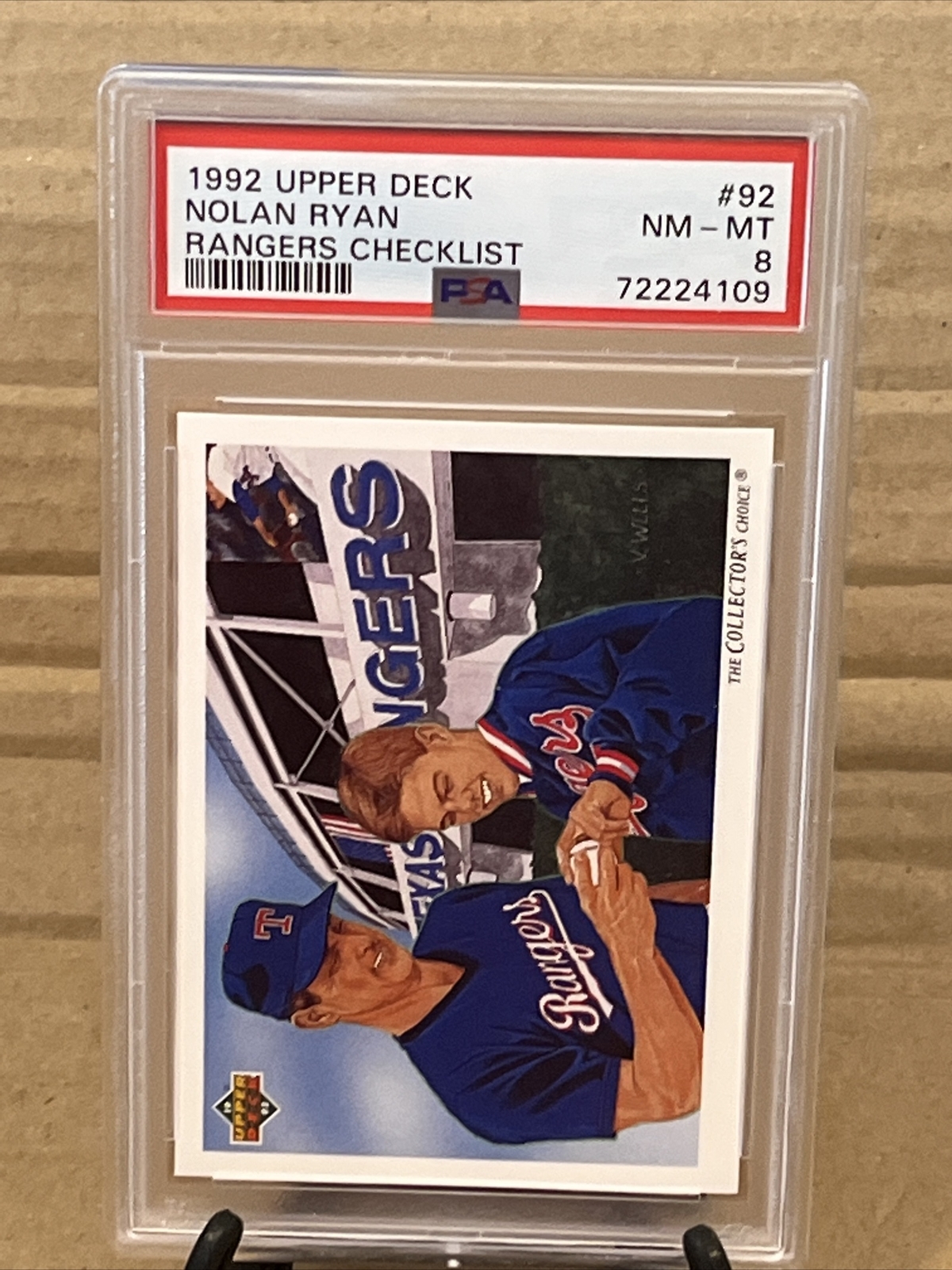 1992 Upper Deck - Team Checklist Nolan Ryan #92 for sale online | eBay