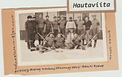 PPCLI Hockey Team Photo 1931 Fort Osborne Winnipeg George Brown Scarce ...