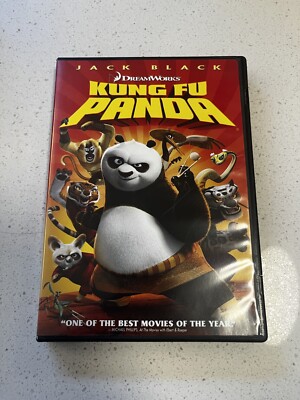 Kung Fu Panda (DVD, 2008, Full Screen) Jack Black - TESTED *FREE ...