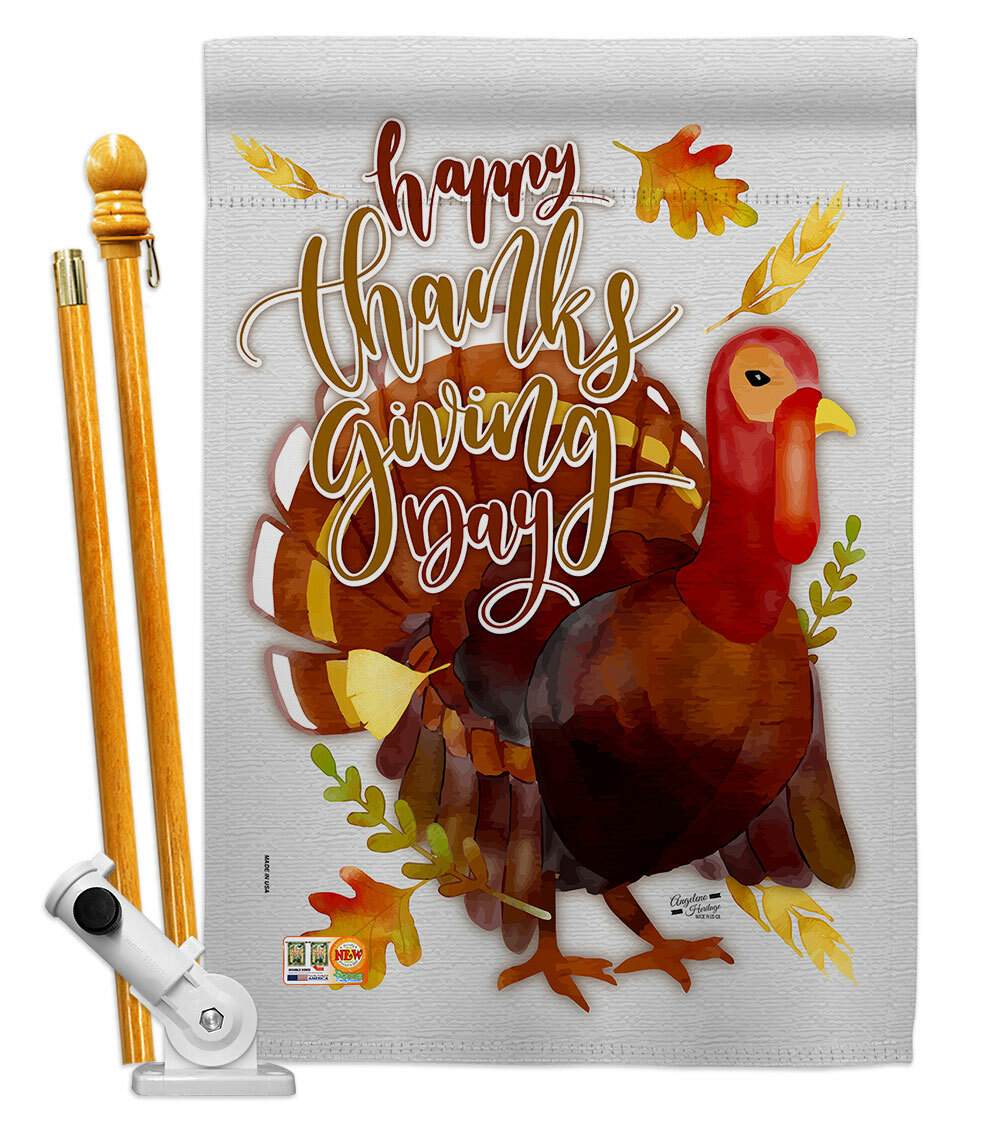 Happy Thanksgiving Turkey Banner