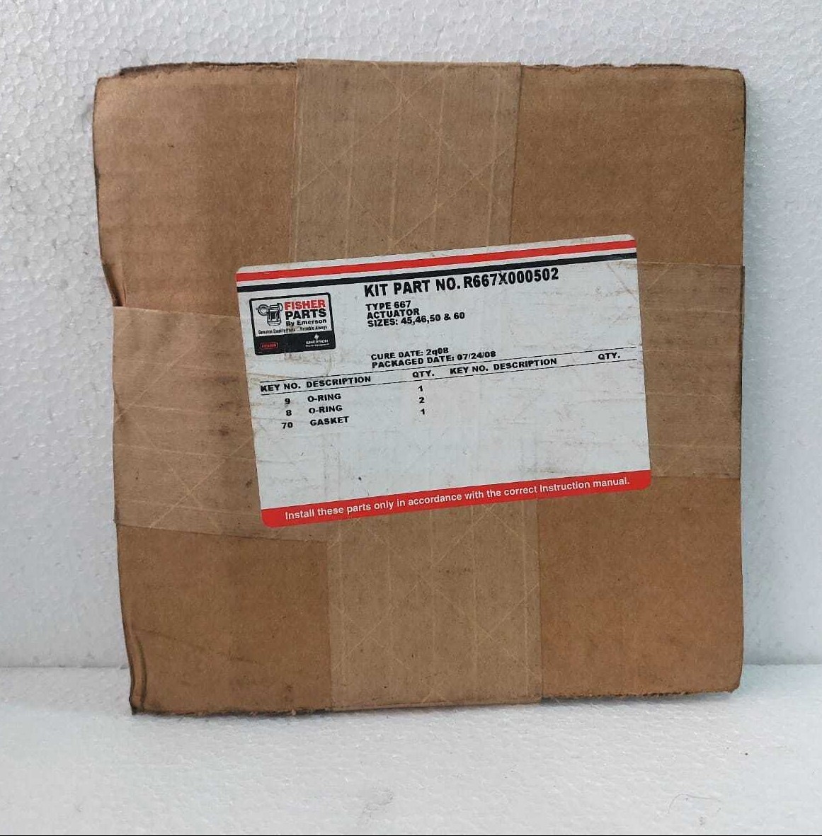 Fisher Controls R667X000502 Repair Kit | eBay