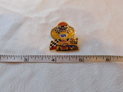 NASCAR Lapel Pin Hat Pin NAPA 500 November 8, 1998 Wincraft Racing Pre ...