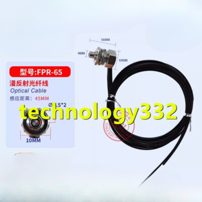 1PC new FOTEK FPR-65/ L-type M6 diffuse reflection fiber optic sensor ...