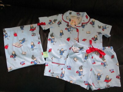 Peter Alexander Girls Roald Dahl Matilda summer pyjamas Size 4 NWT ...