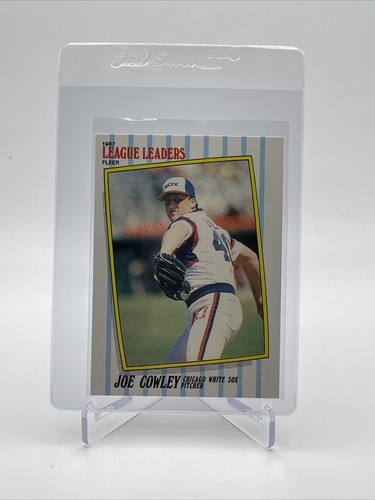 1987 Fleer League Leaders Joe Cowley Baseball Card #12 Mint FREE ...