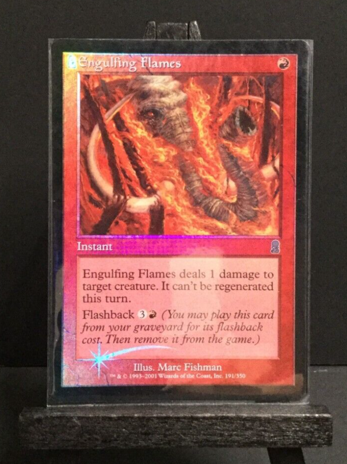 Engulfing Flames Odyssey Foil for sale online | eBay