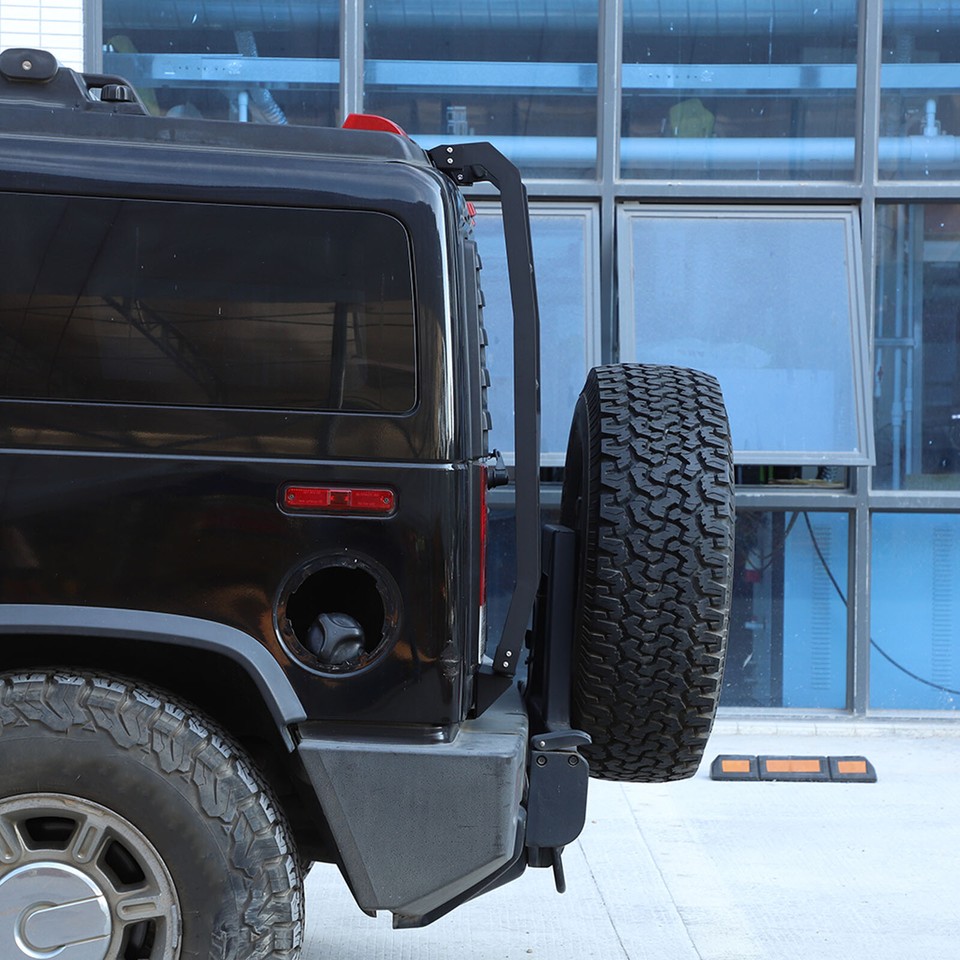 Back Rear Roof Climbing Ladder Tailgate Driver Side Rack For Hummer H2 ...