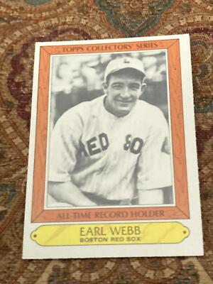 1985 Topps Woolworth All Time Record Holders #37 Earl Webb | eBay