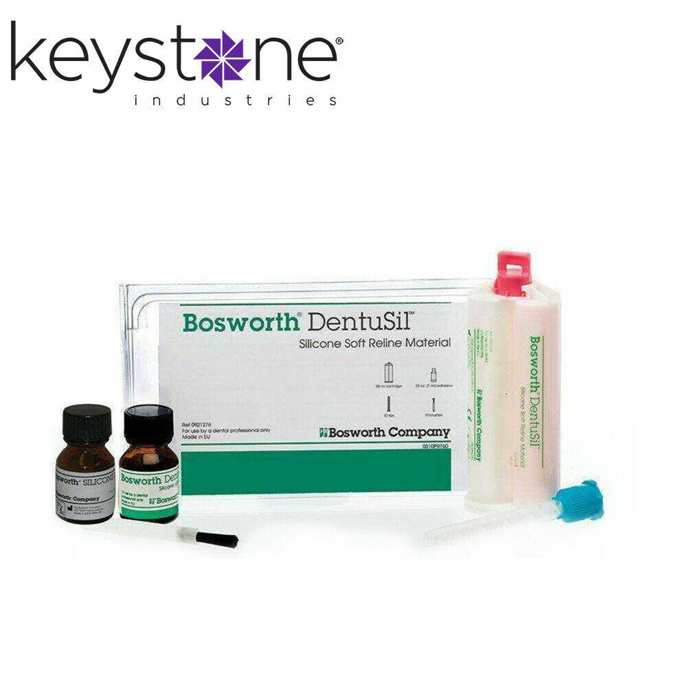 *1-Pack* Keystone Bosworth DentuSil Silicone Soft Reline Material Kit ...