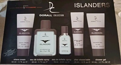 NEW DORALL COLLECTION ISLANDERS Men's Designer Cologne 5 Pc Gift Set | eBay