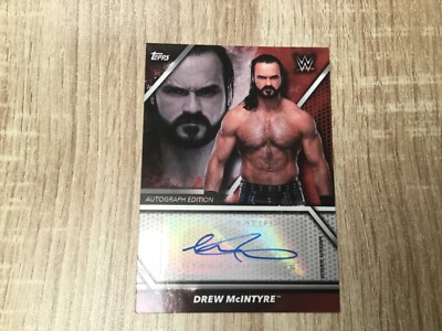 Topps catch Superstars 2021. DREW McINTYRE AUTOGRAPH CERTIFIED ...