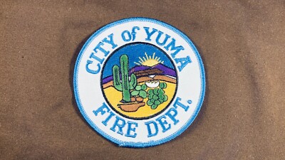 Yuma Arizona Fire Department Patch Fire Fighter Vintage AZ | eBay