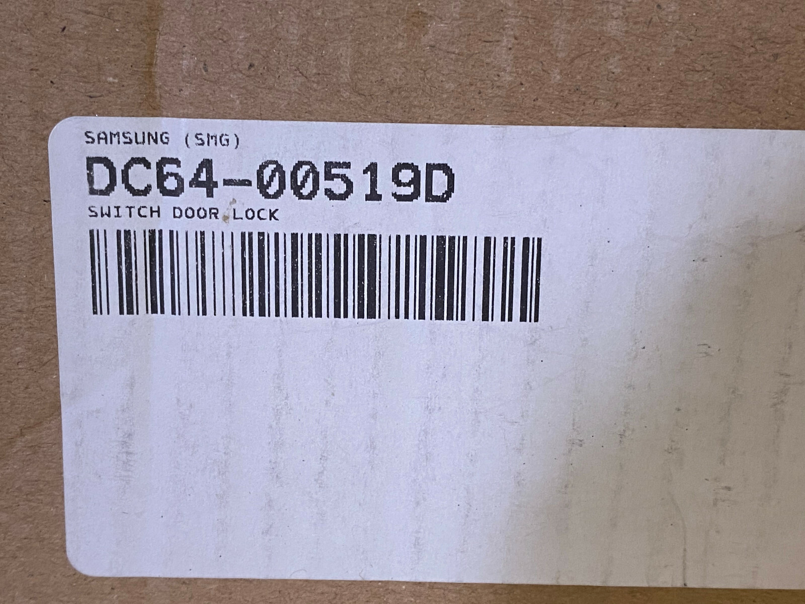 GENUINE OEM Samsung Washer Door Lock Switch DC64-00519D | eBay